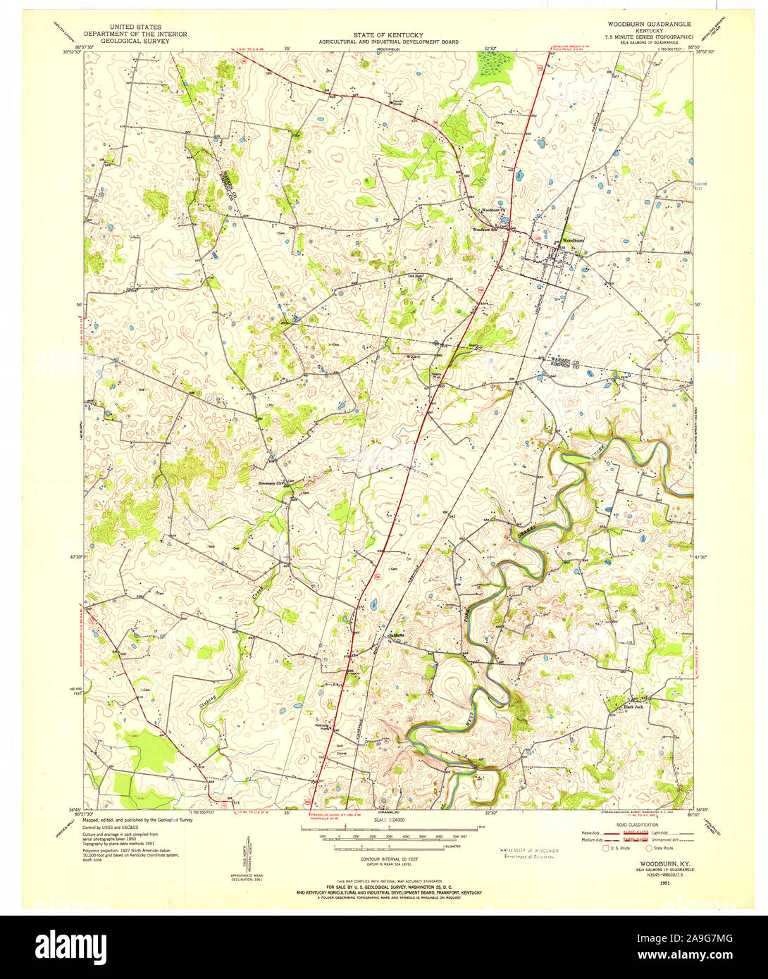 Map of woodburn hi-res stock photography and images - Alamy