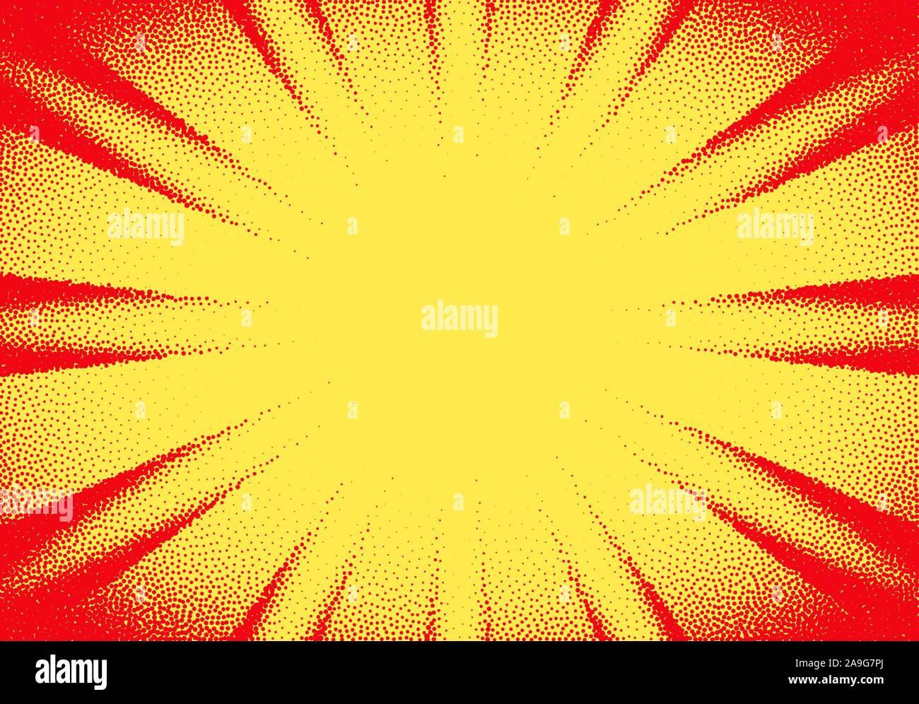 Dotwork sun rays card with stippled dots in vintage or grungy tattoo ...