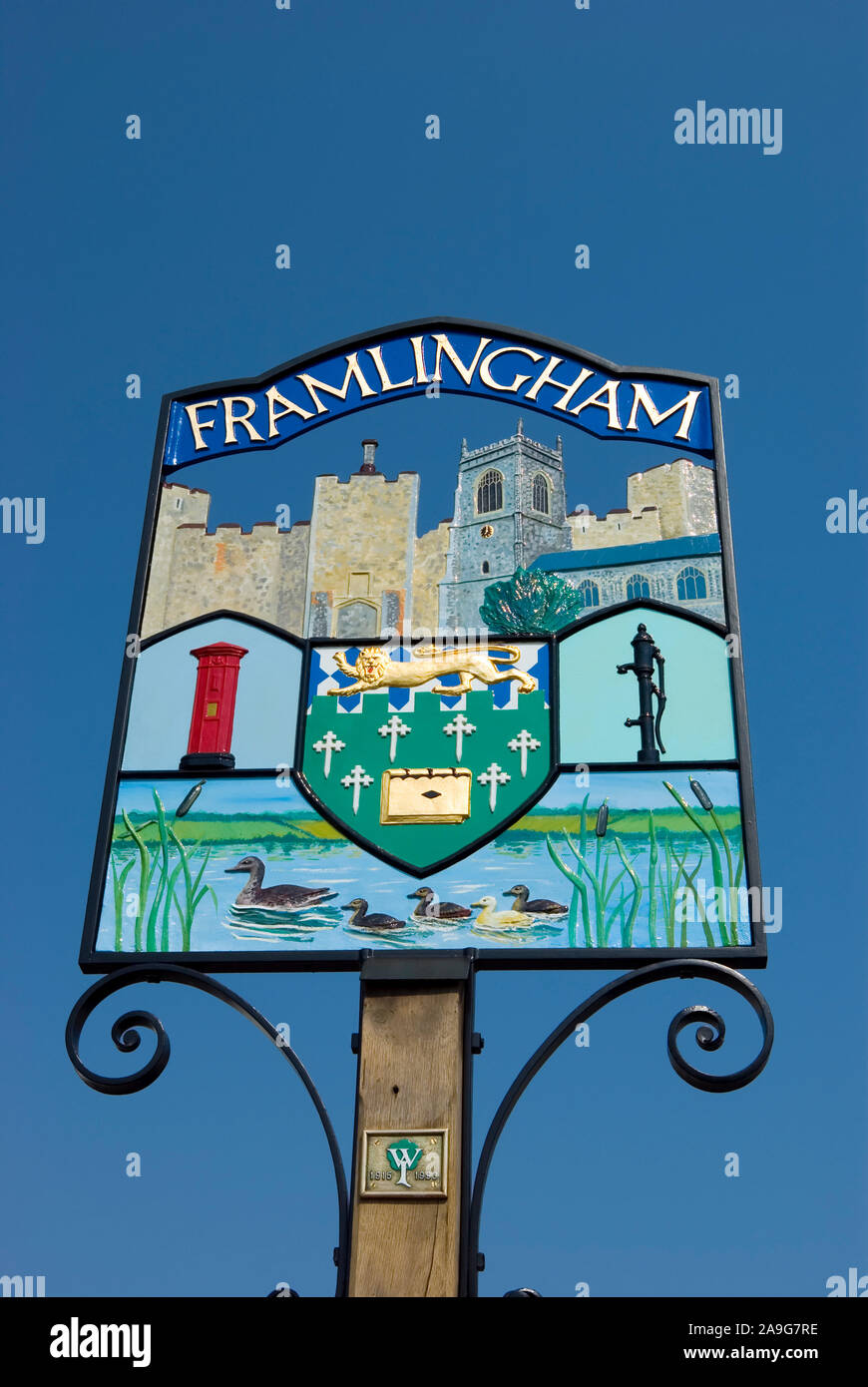 Framlingham Castle Suffolk East Anglia High Resolution Stock ...