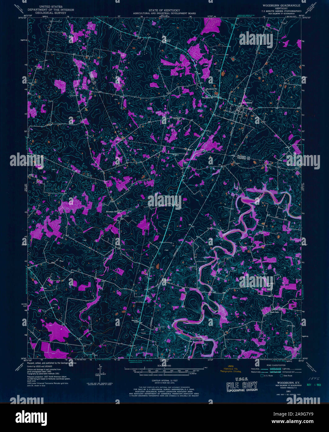 Map of woodburn hi-res stock photography and images - Alamy