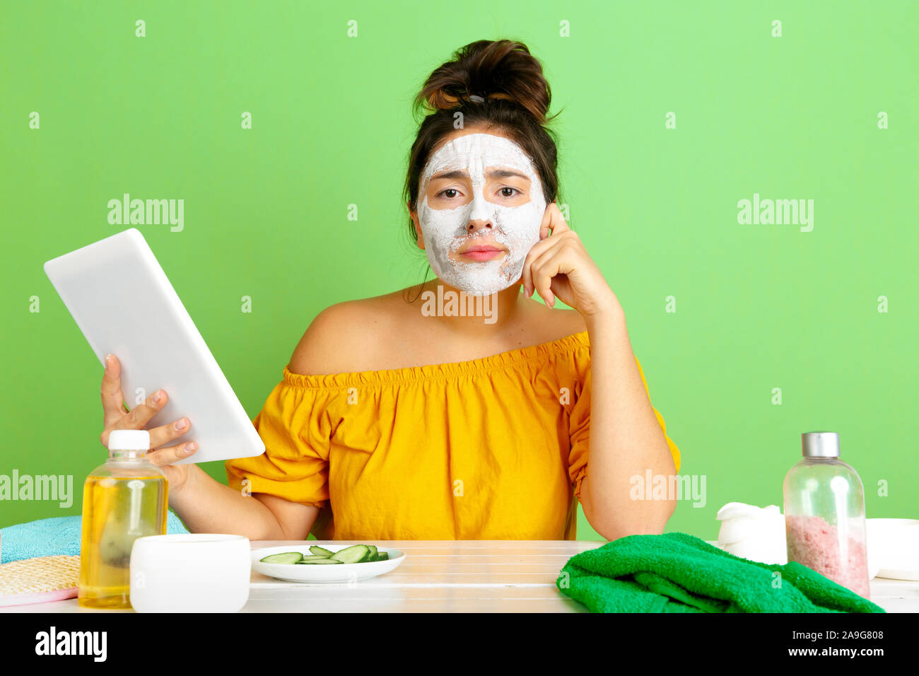 Selfcare routine hi-res stock photography and images - Alamy