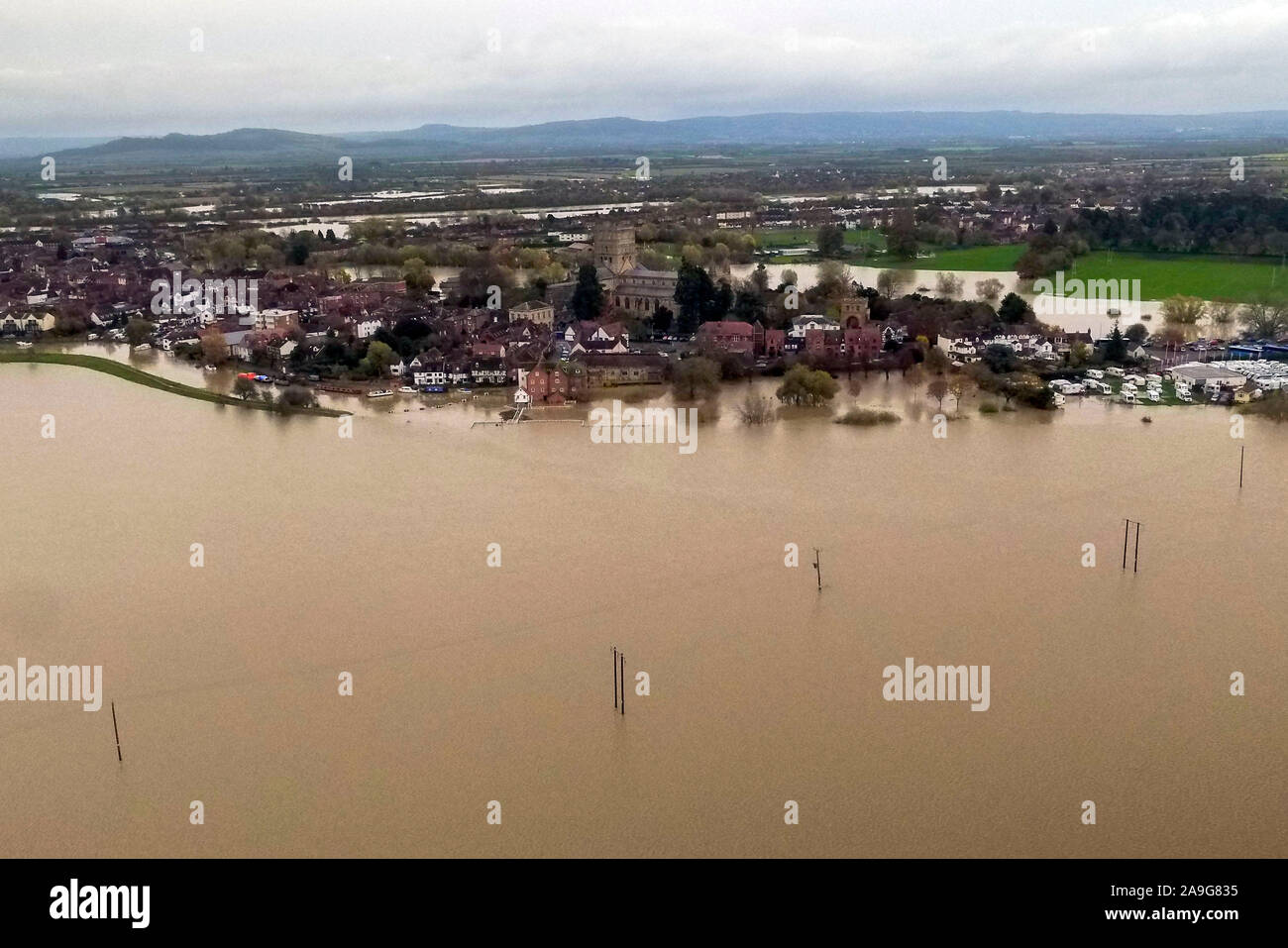 Flooding near tewkesbury hi-res stock photography and images - Alamy