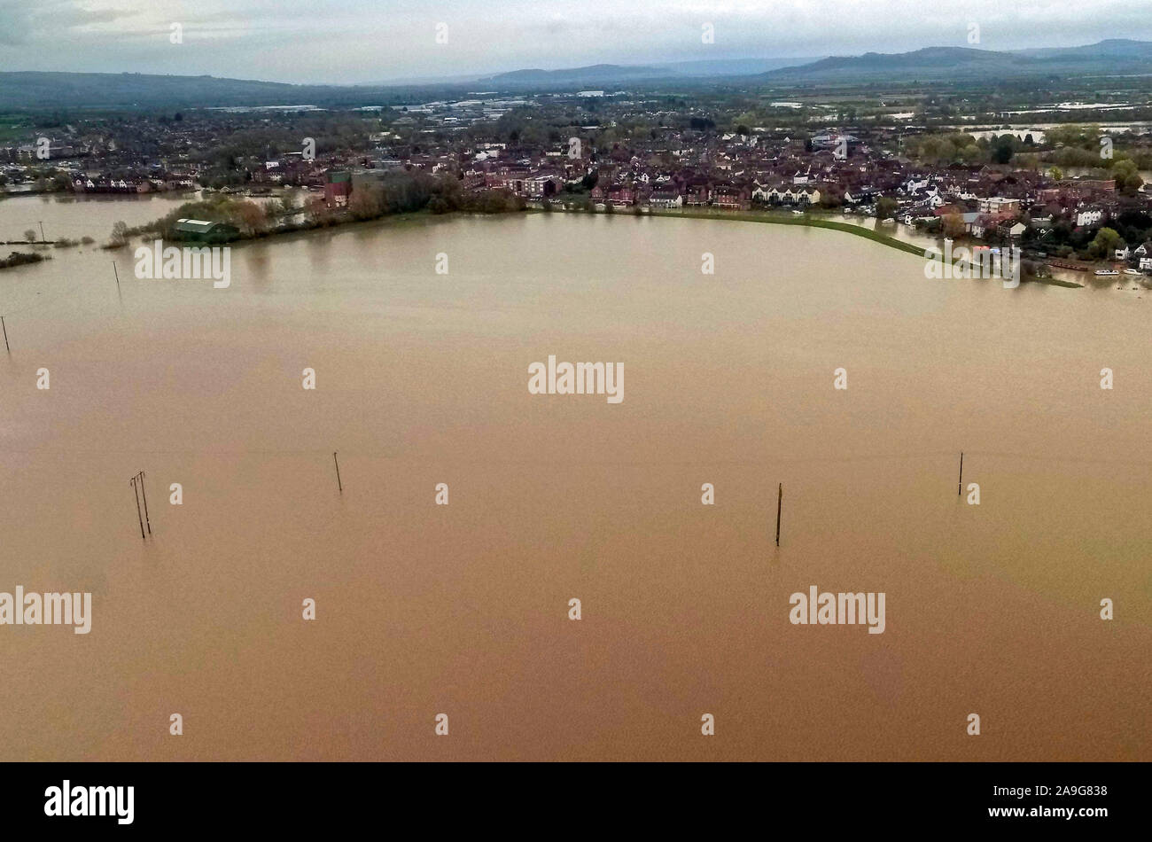 Flooding near tewkesbury hi-res stock photography and images - Alamy