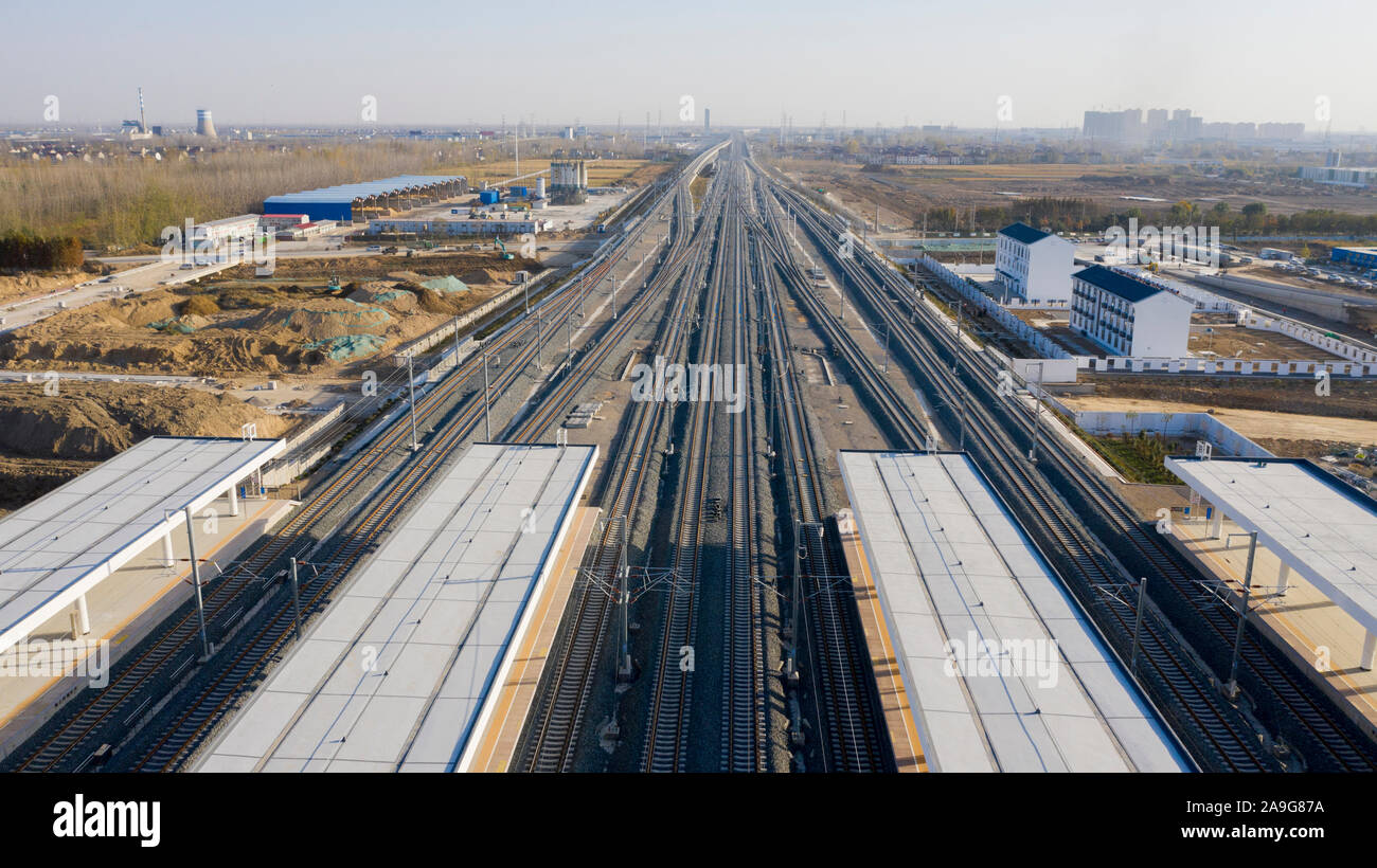 Railway station under construction hi-res stock photography and images ...