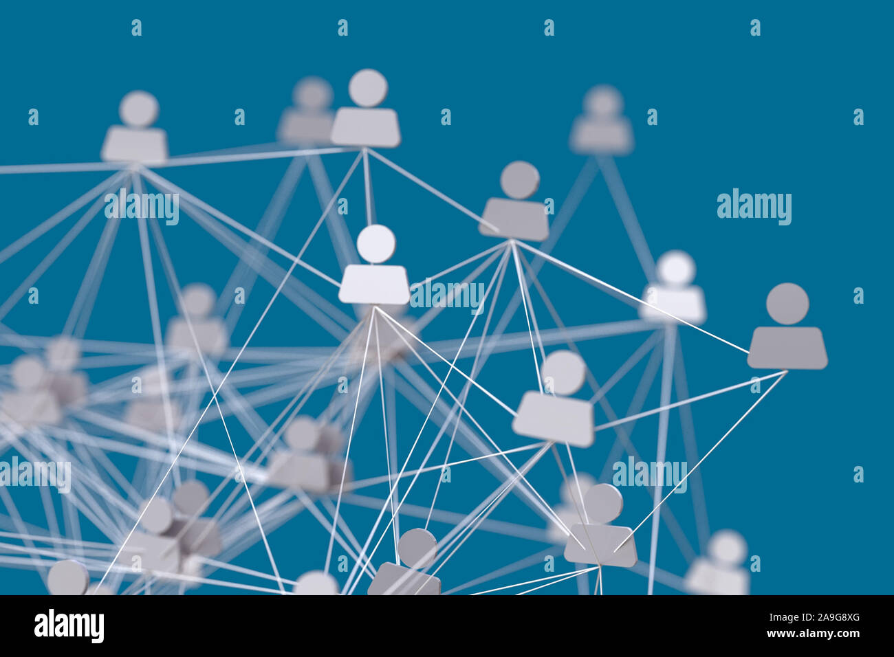 social network on the move Stock Photo - Alamy