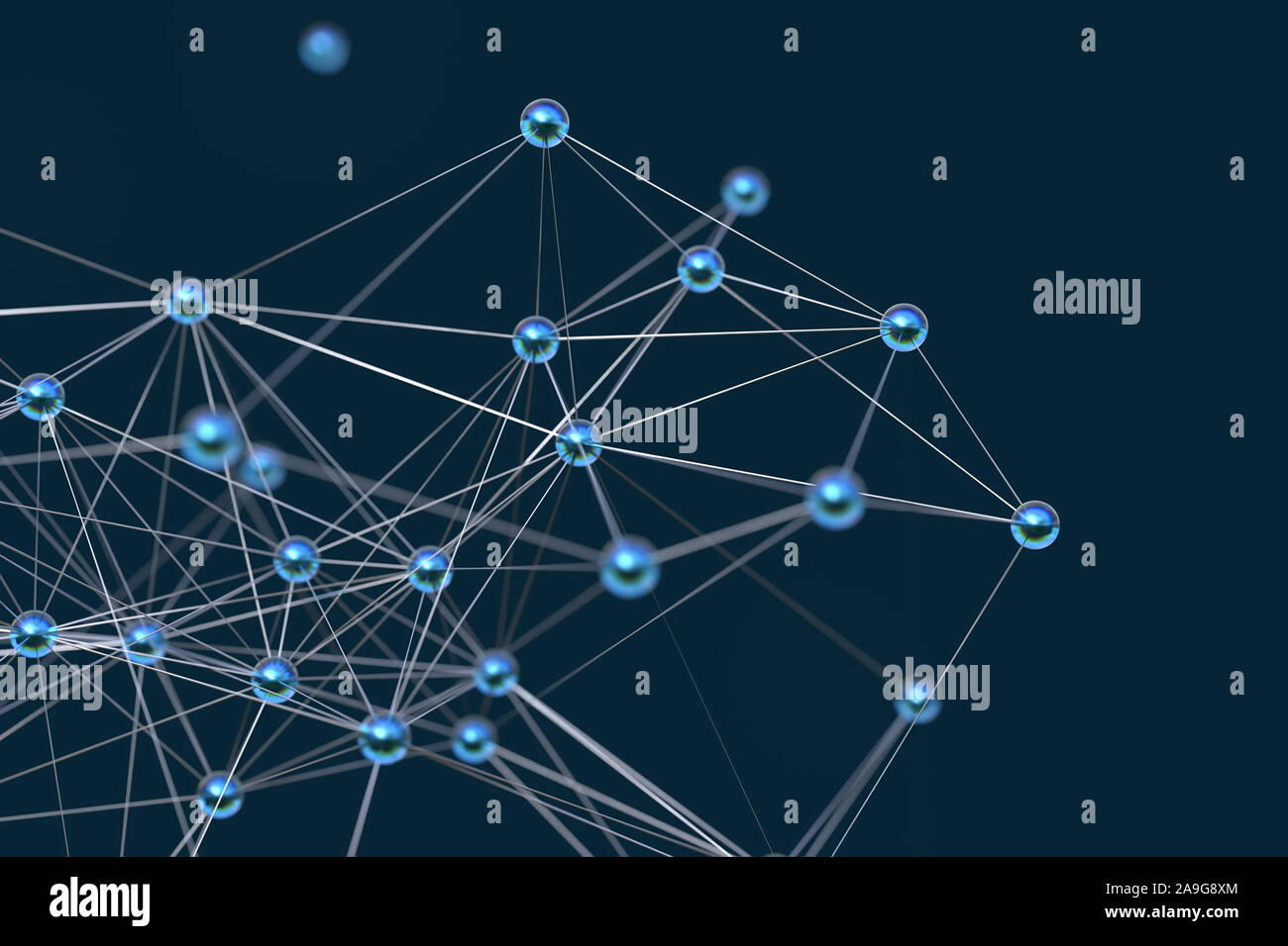 abstract molecular structure Stock Photo - Alamy