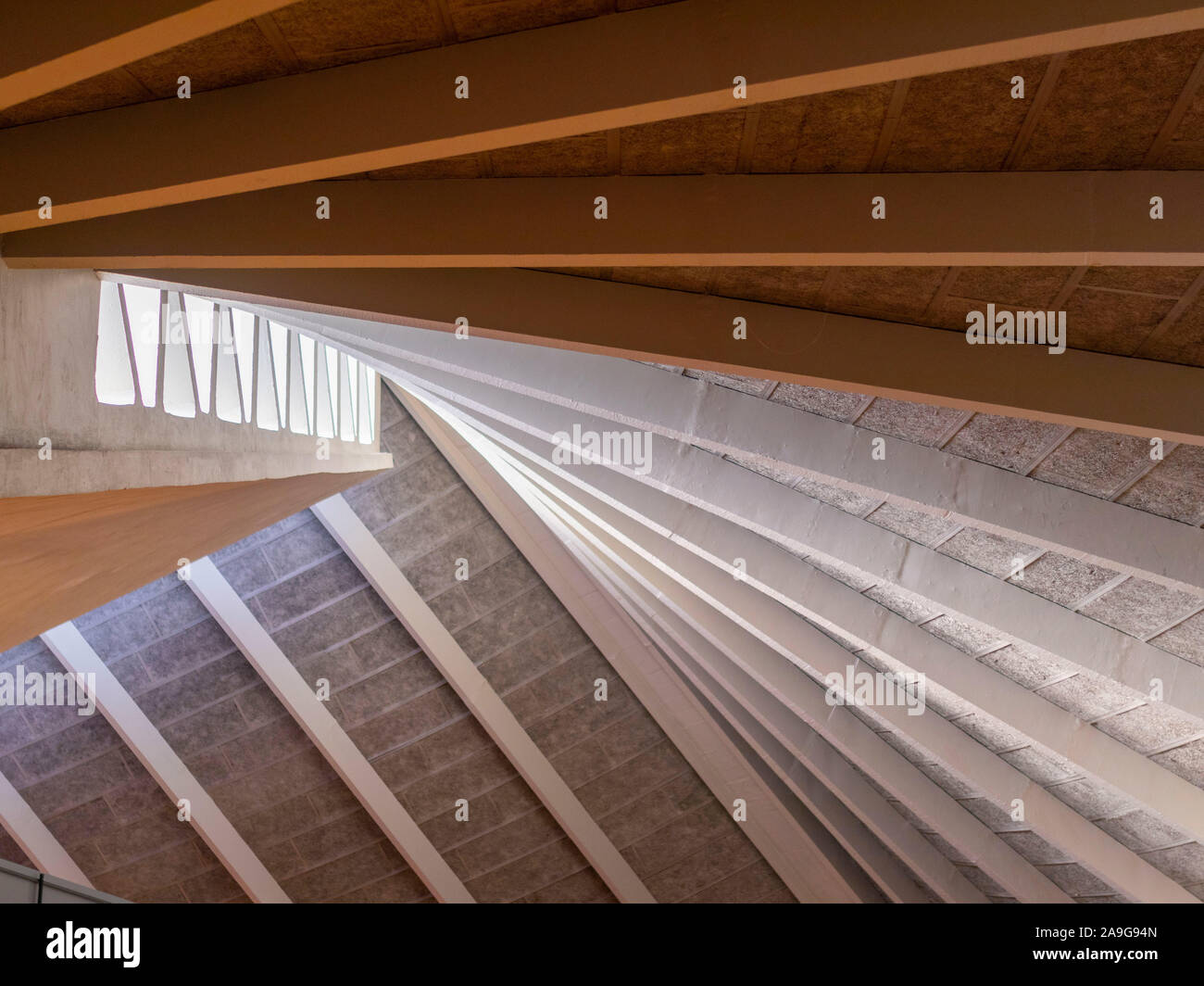 Roof detail of London's Design Museum in Kensington, London UK Stock ...