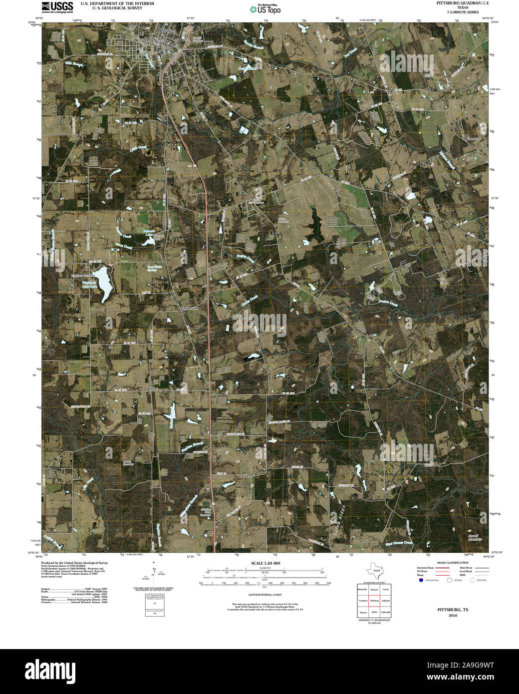 Pittsburg map hi-res stock photography and images - Alamy