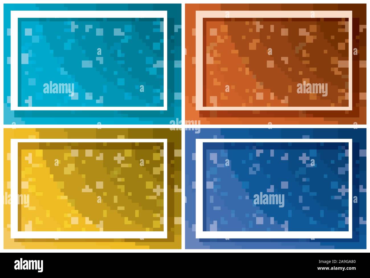 Background template in four colors illustration Stock Vector Image ...