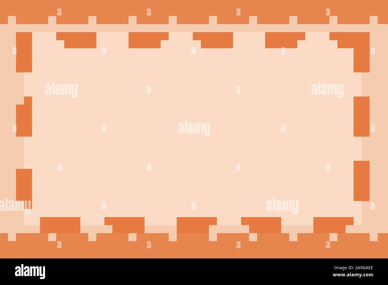 Background template with orange frame illustration Stock Vector Image ...