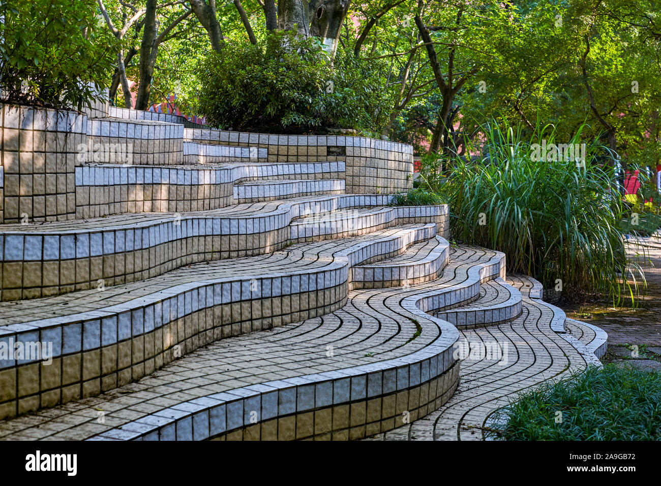 Wavy stairs hi-res stock photography and images - Alamy