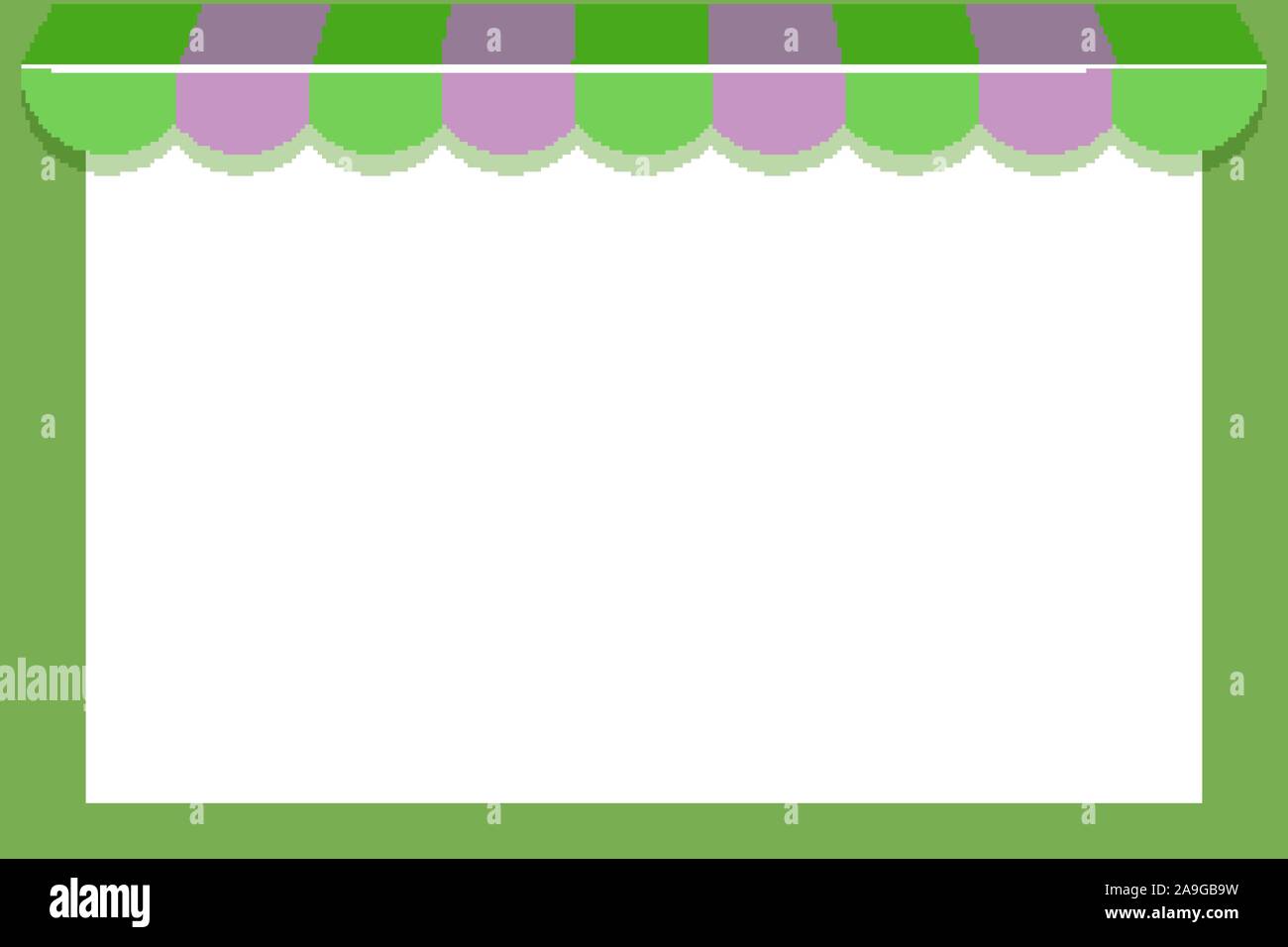 Shop sign with green frame illustration Stock Vector Image & Art - Alamy