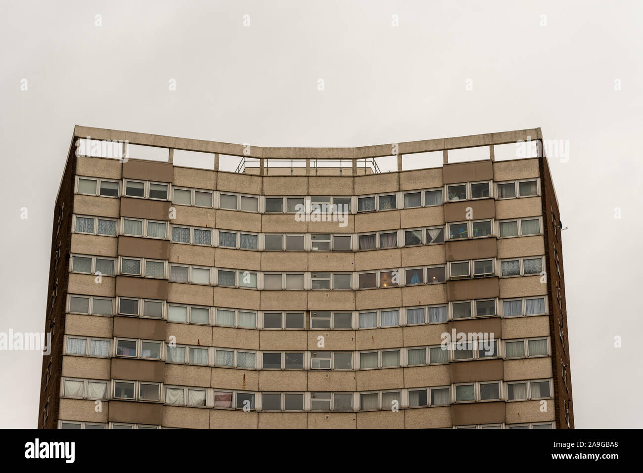 Queensway estate Tower block, block of flats high rise in Southend on ...