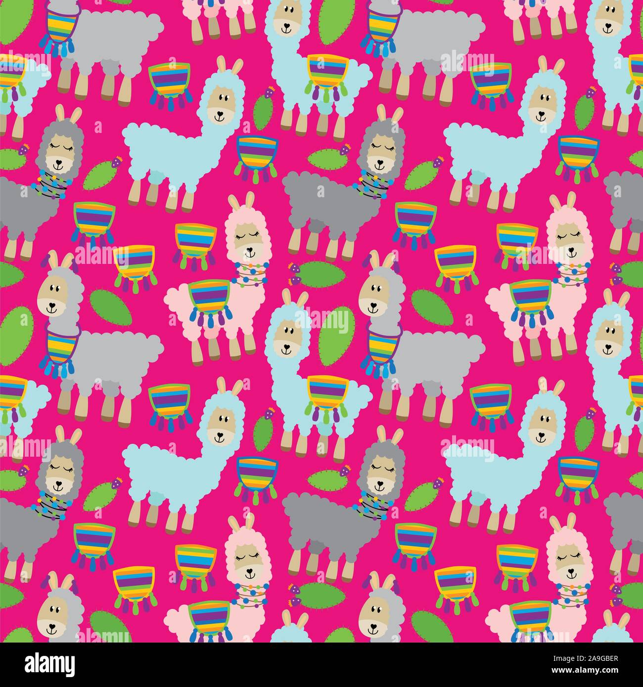 Llamas Stock Vector Images - Alamy