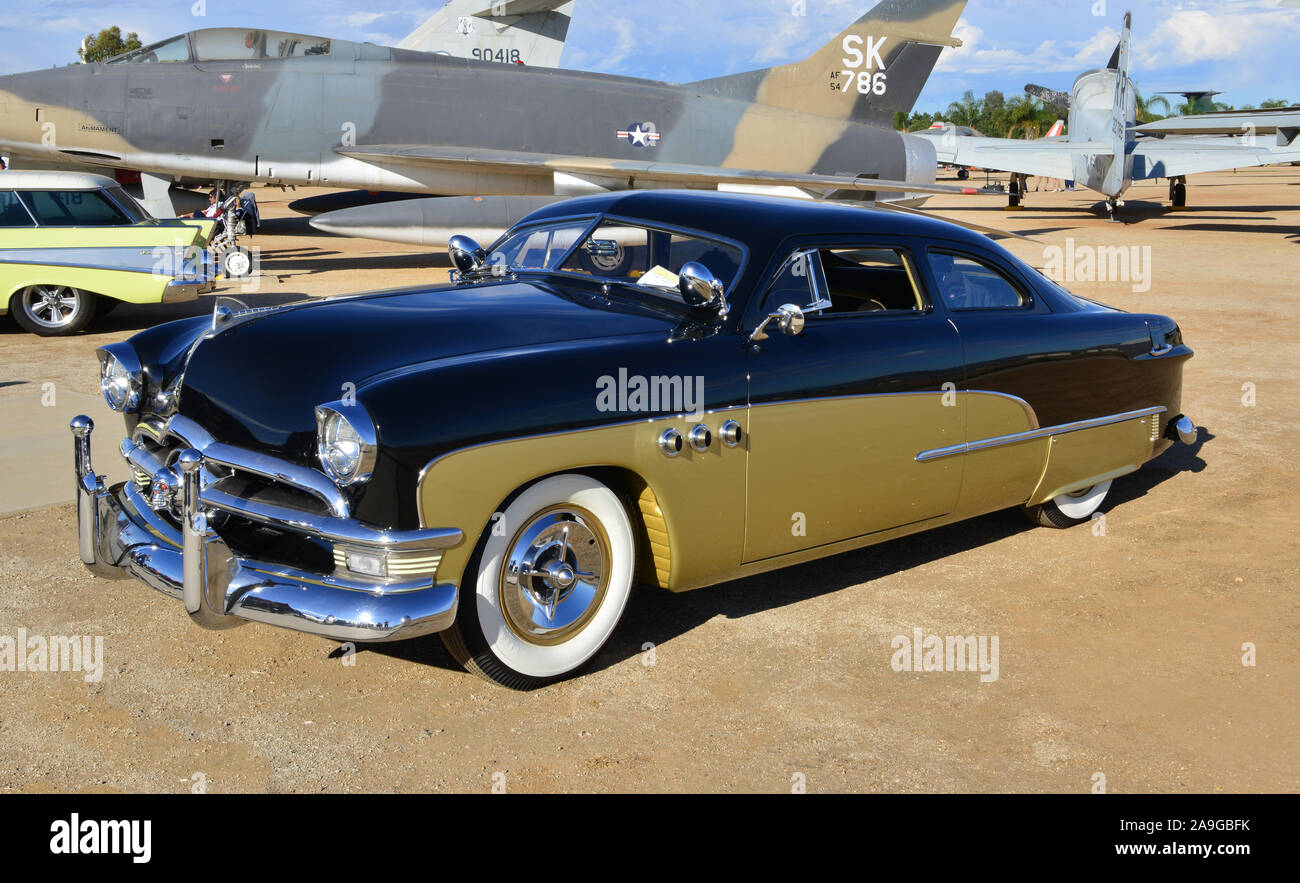 Customised and Roof Chopped 1949 Mercury Eight Coupe Stock Photo - Alamy
