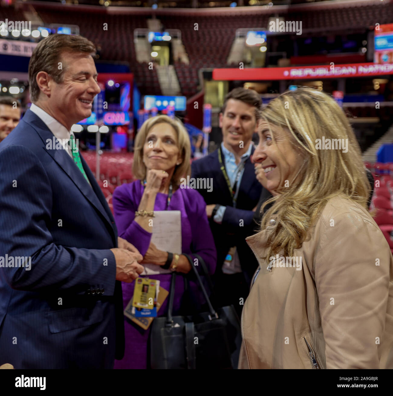 Cleveland, Ohio, USA, 17th July, 2016Paul Manafort Donald Trump's ...