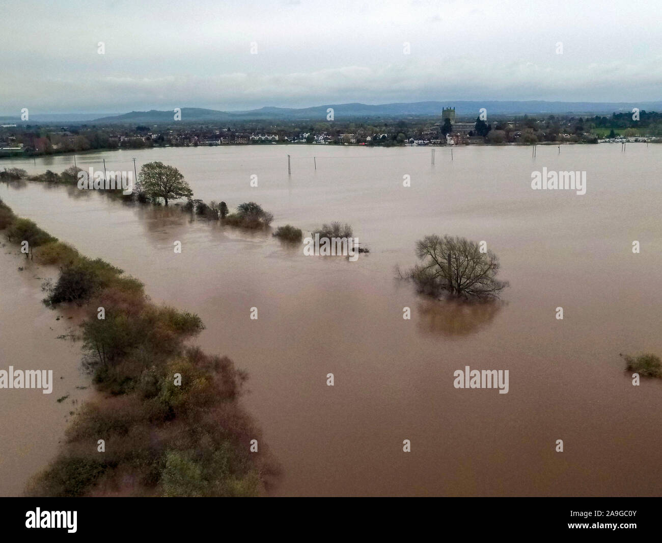 Flooding near tewkesbury hi-res stock photography and images - Alamy