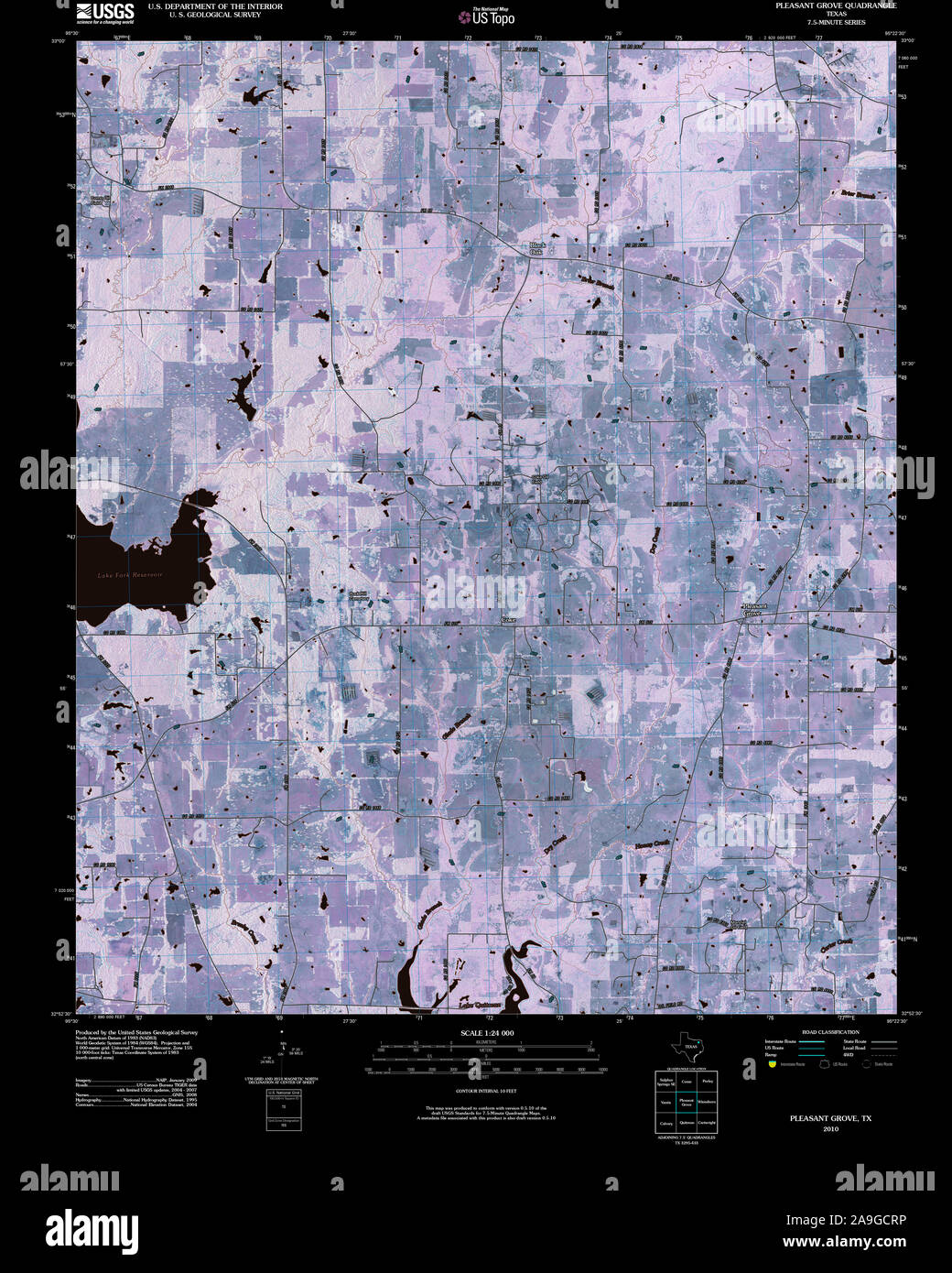 Map of pleasant grove hi-res stock photography and images - Alamy