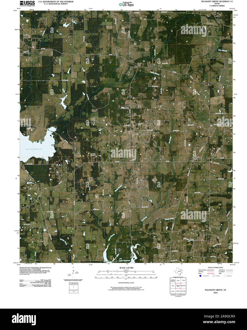 Map of pleasant grove hi-res stock photography and images - Alamy