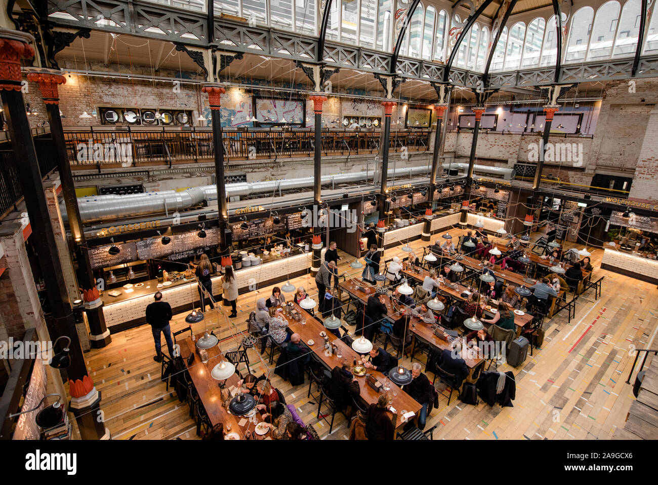 Mackie Mayor. Northern Quarter. Manchester Stock Photo - Alamy