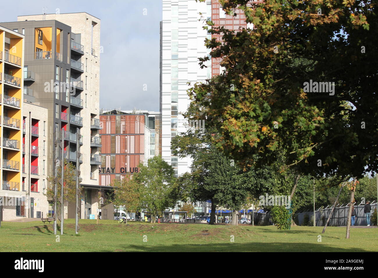 Colindale tube station and surrounding new development, Coloindale ...