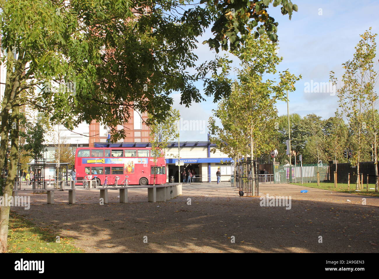 Colindale tube station and surrounding new development, Coloindale ...