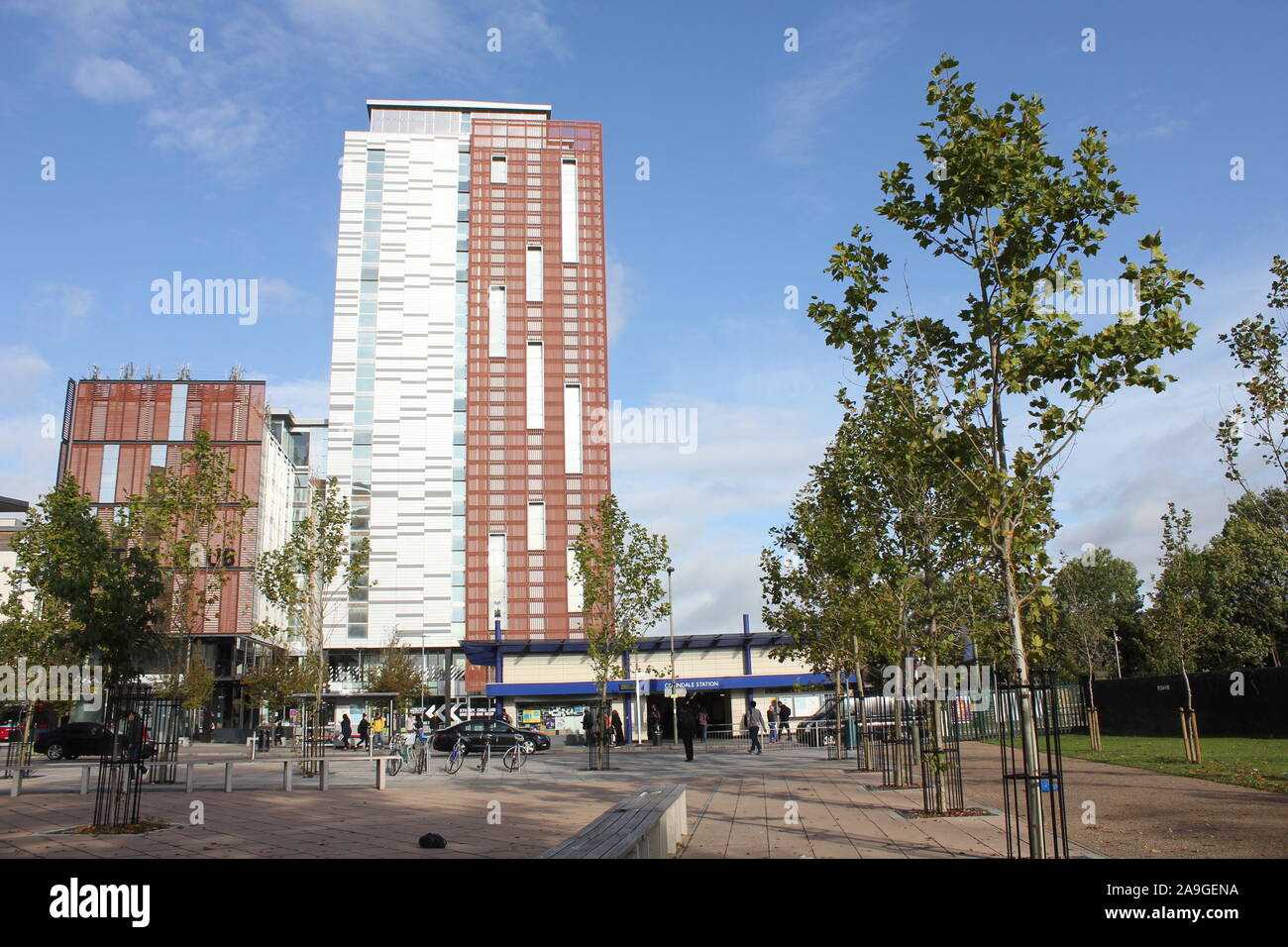 Colindale tube station and surrounding new development, Coloindale ...