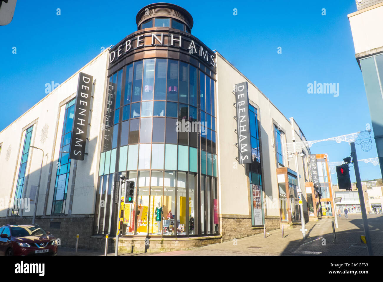 Carmarthen high street hi-res stock photography and images - Alamy