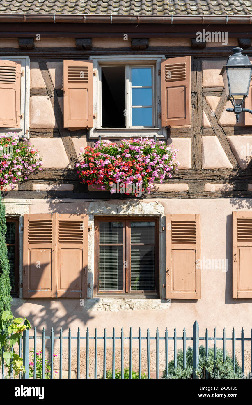 Shuttered windows on a french house hi-res stock photography and images ...