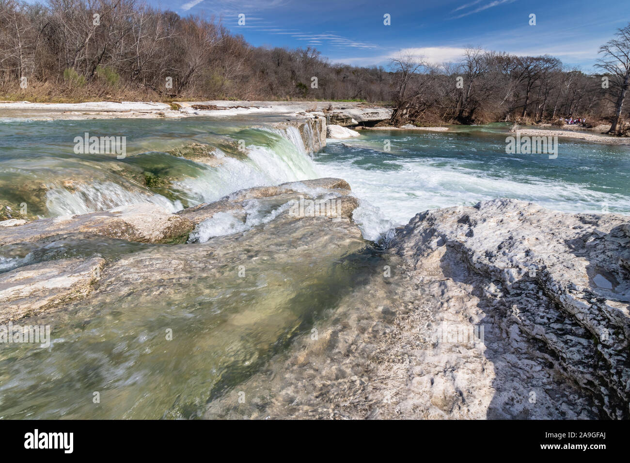 Texas hill country waterfalls hi-res stock photography and images - Alamy