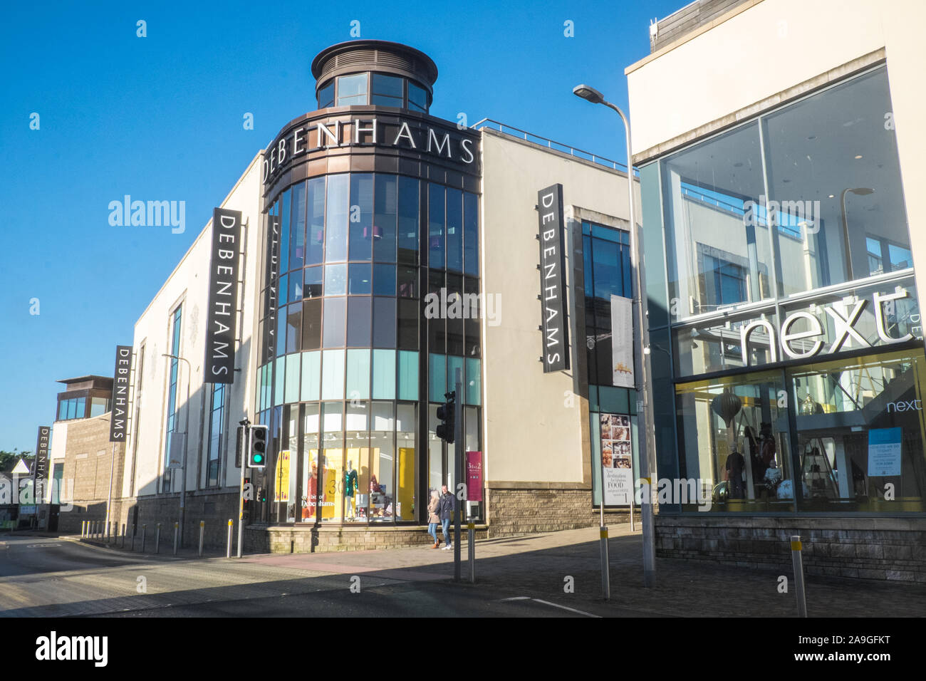 Carmarthen high street hi-res stock photography and images - Alamy