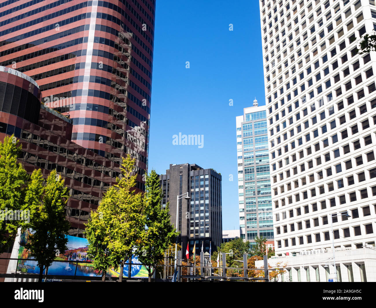 SEOUL, SOUTH KOREA - OCTOBER 30, 2019: high-rise buildings in Seoul ...
