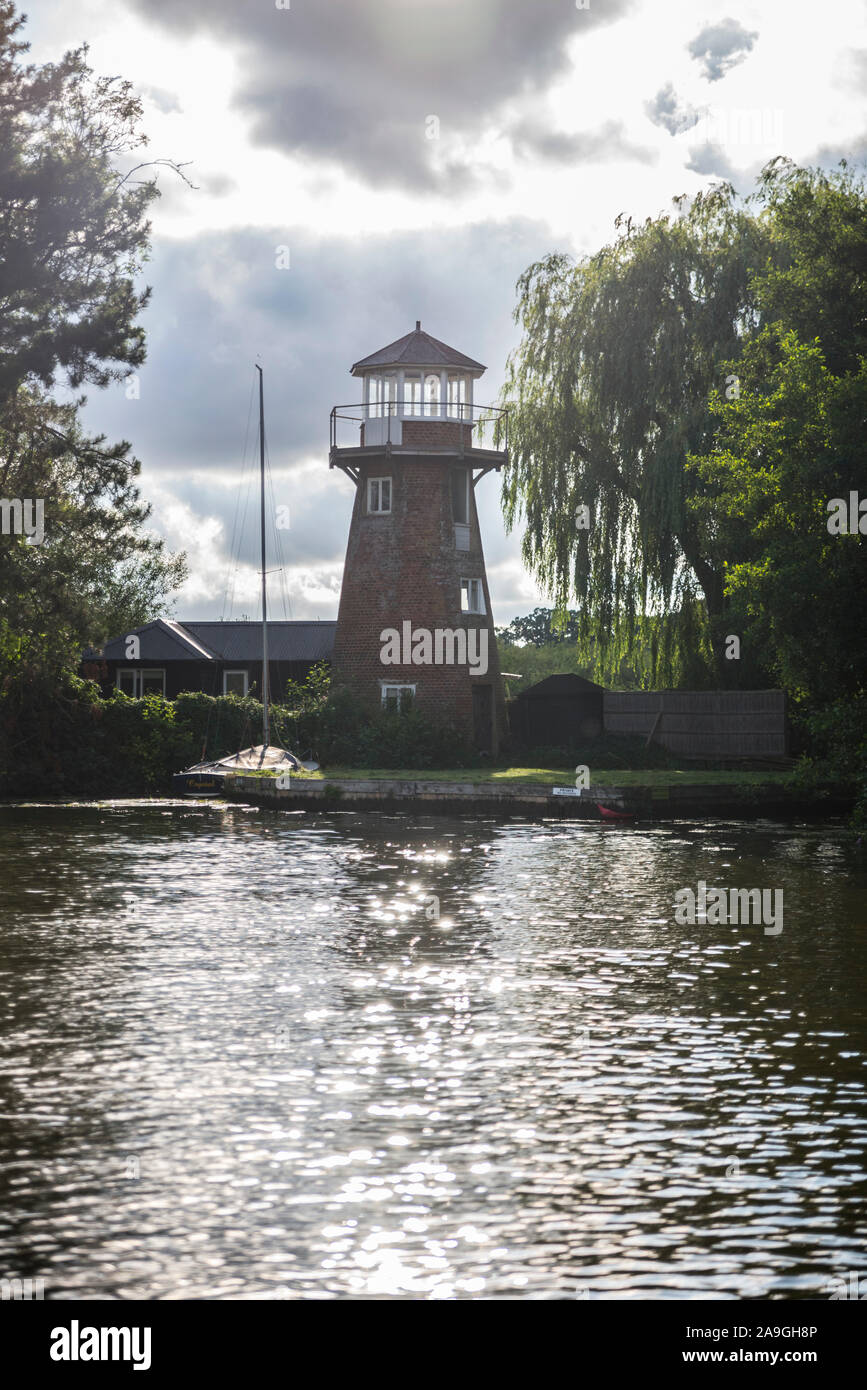 Old windmill, Norfolk Broads, UK Stock Photo - Alamy