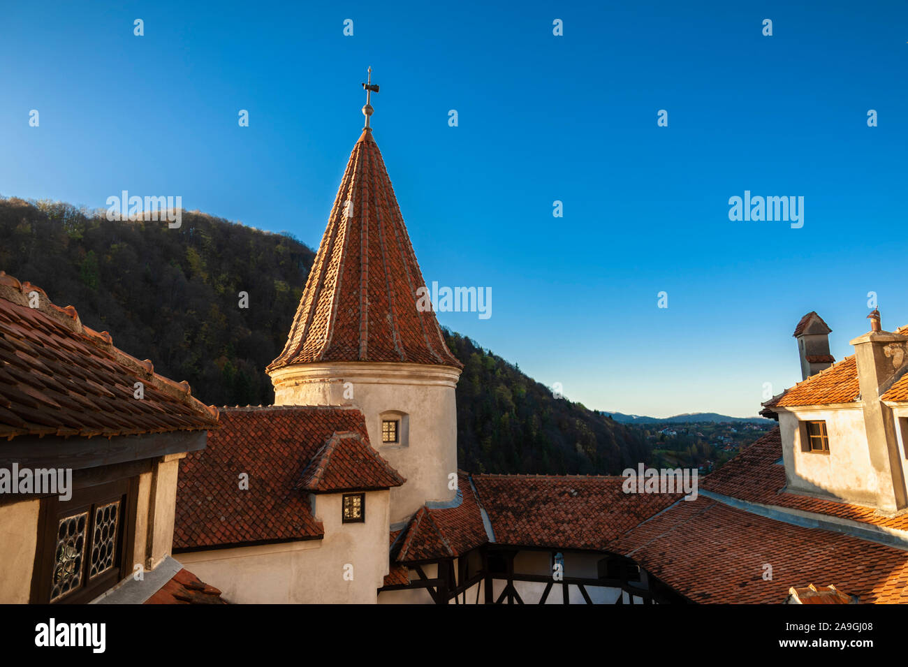 Bran Castle Museum (Dracula's Castle), near Brasov, Transylvania ...