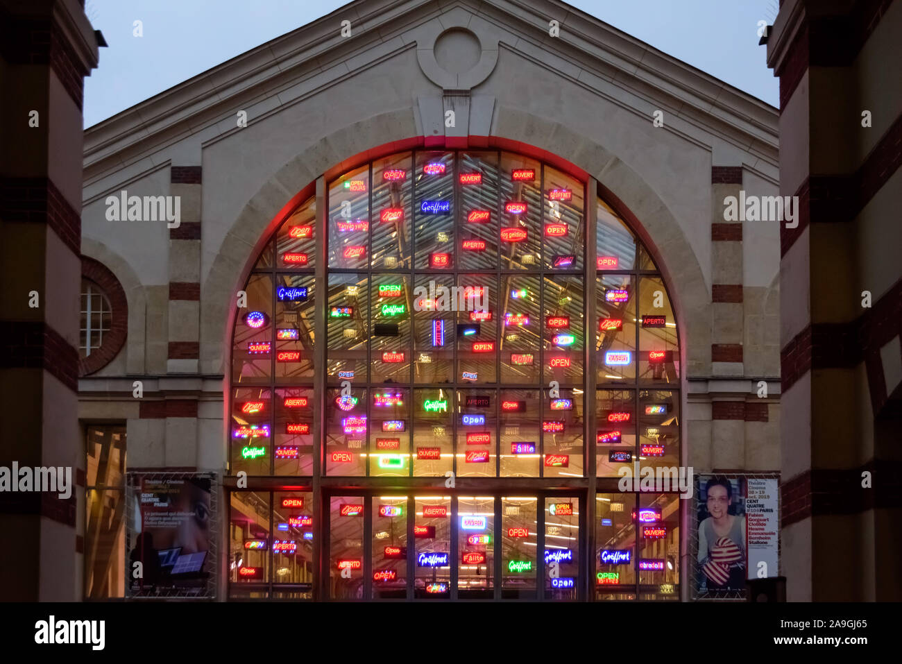 The Cent Quatre (Le 104) is a public cultural centre in Paris, which ...