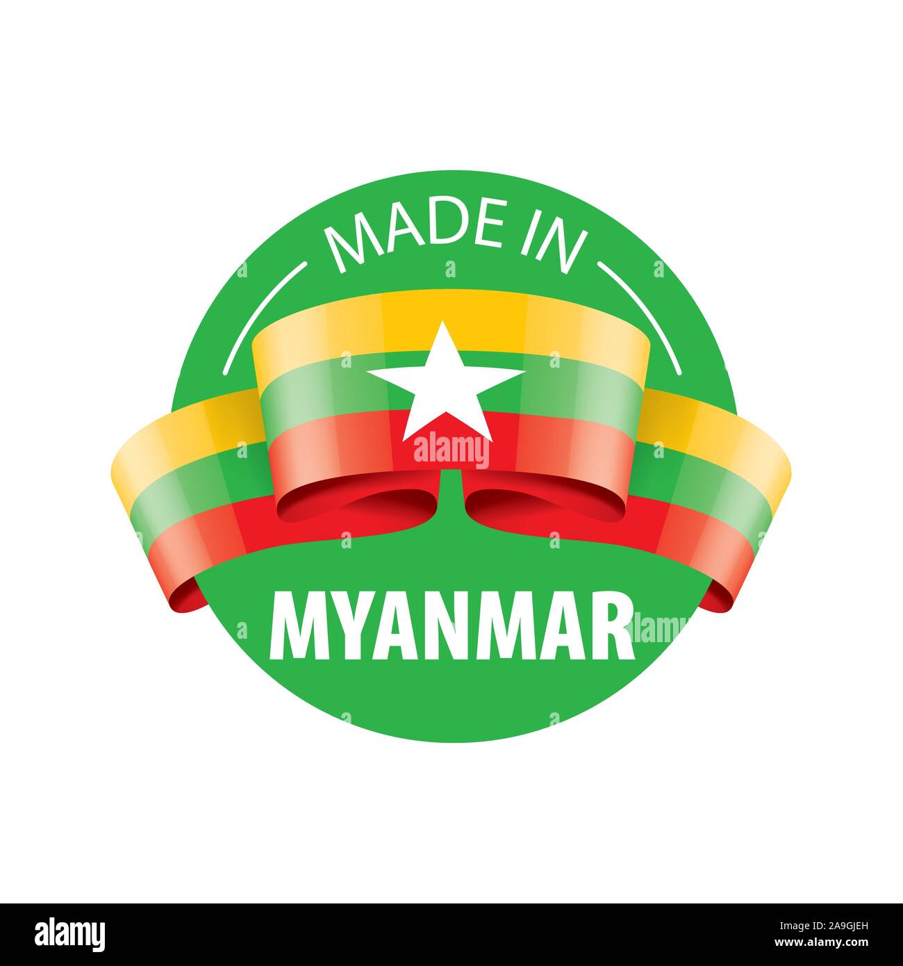 Myanmar Flag Logo