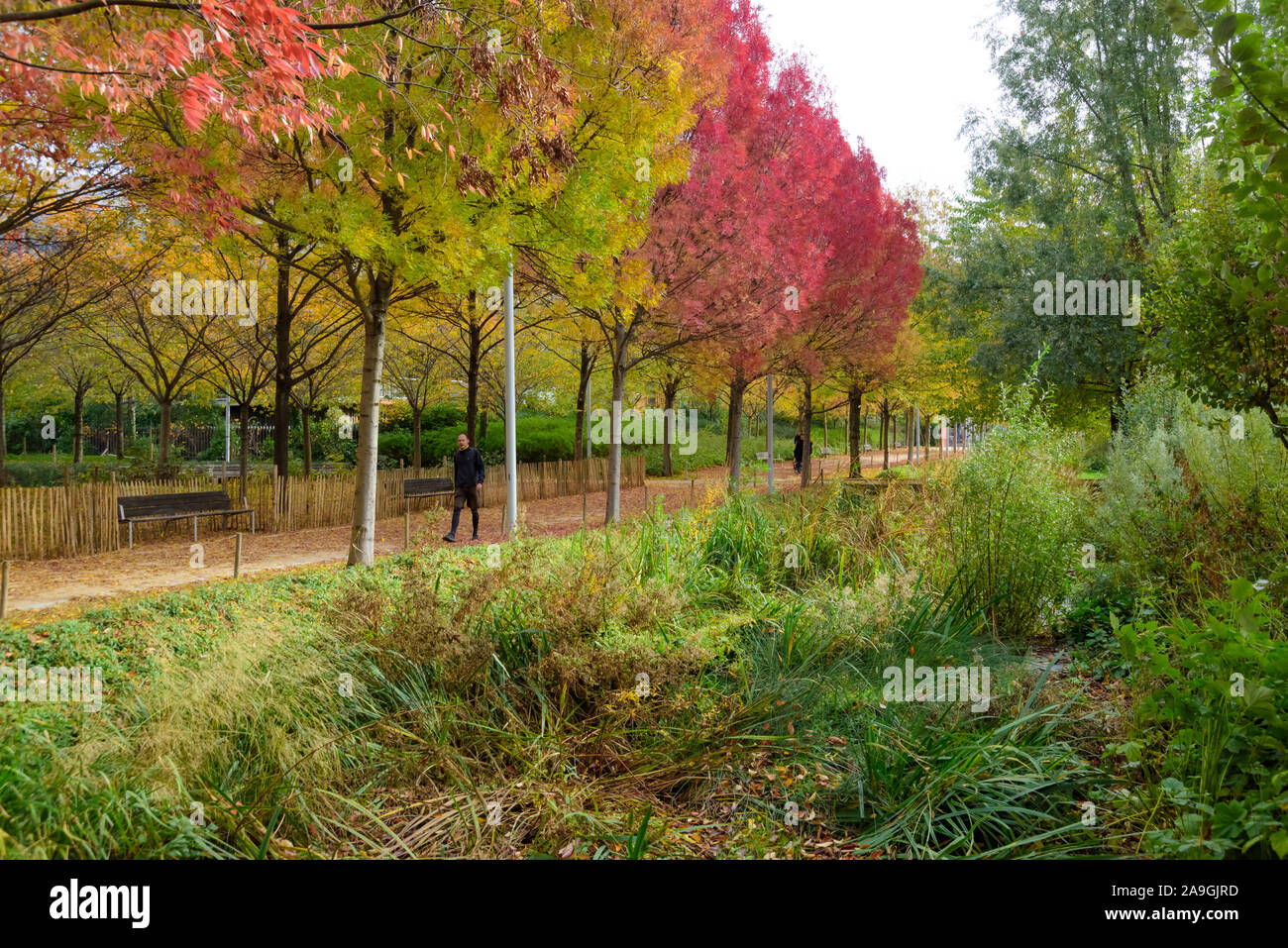Paris, Stadtentwicklungsgebiet Clichy-Batignolles, Parc Martin Luther ...