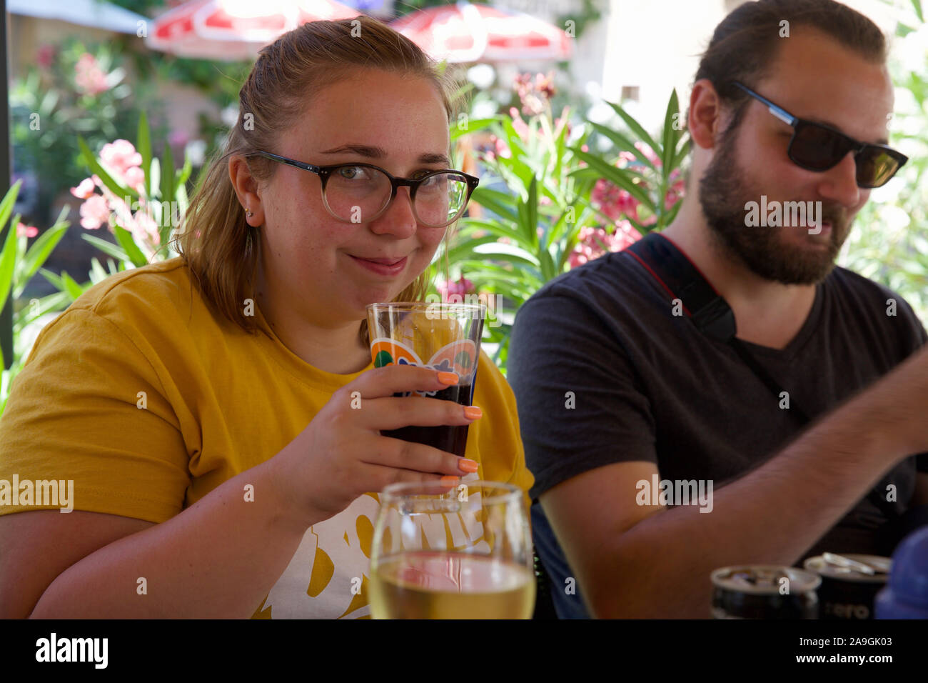 Person beard summer young hi-res stock photography and images - Alamy