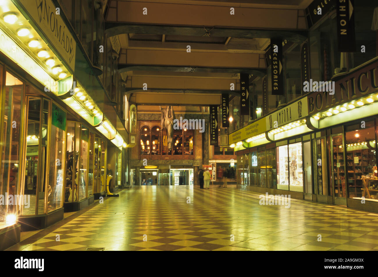 Lucerna passage prague hi-res stock photography and images - Alamy