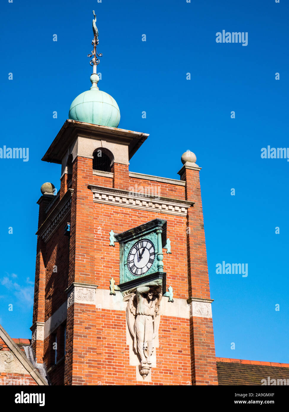 Brick libary tower hi-res stock photography and images - Alamy