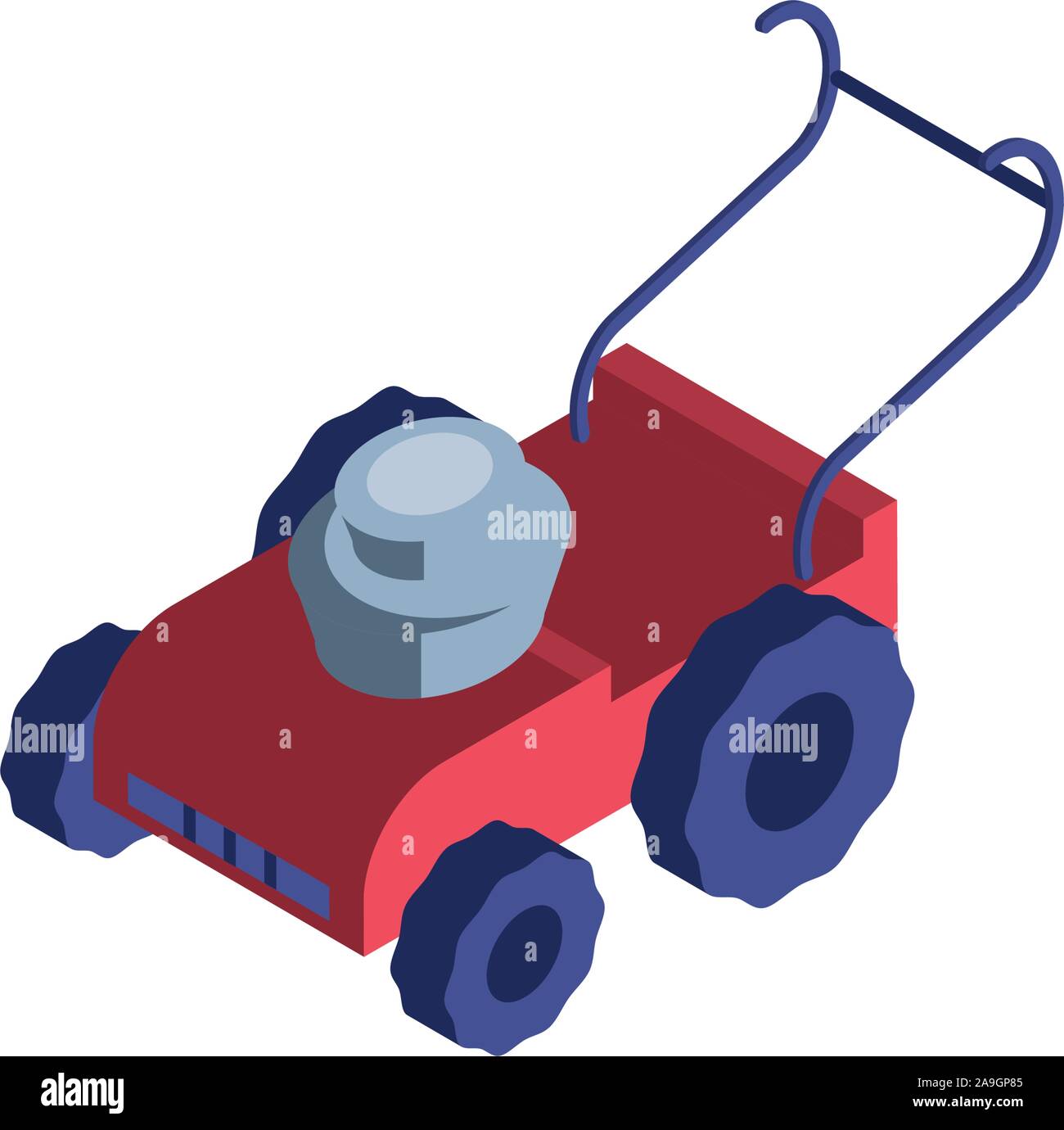 Mower Cartoon High Resolution Stock Photography and Images - Alamy