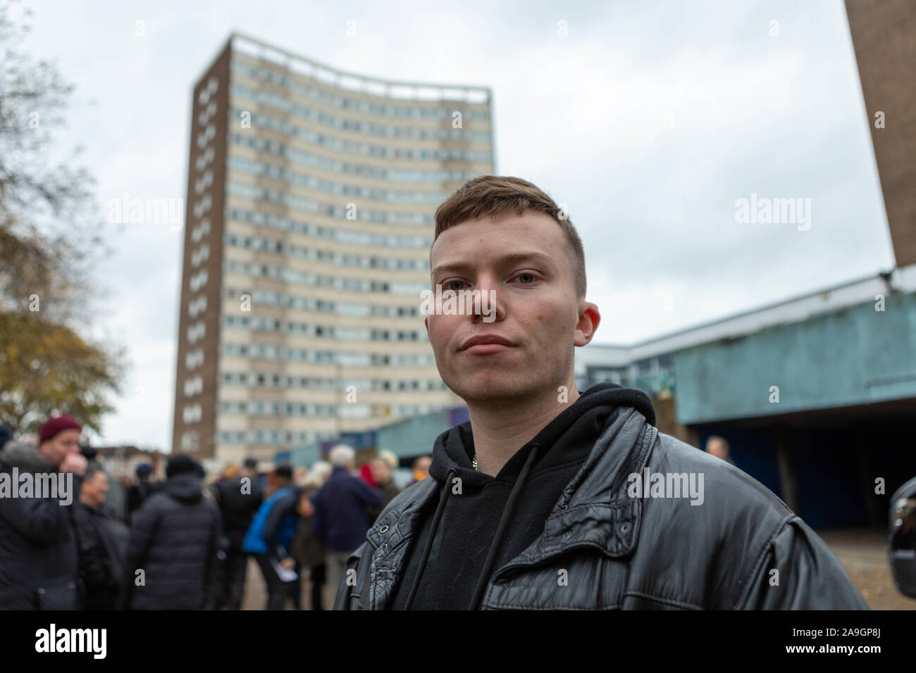 Sonny Green, filming in Southend on Sea Stock Photo - Alamy