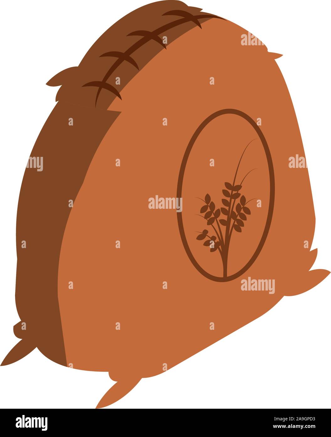 wheat bag in white background vector illustration design Stock Vector ...