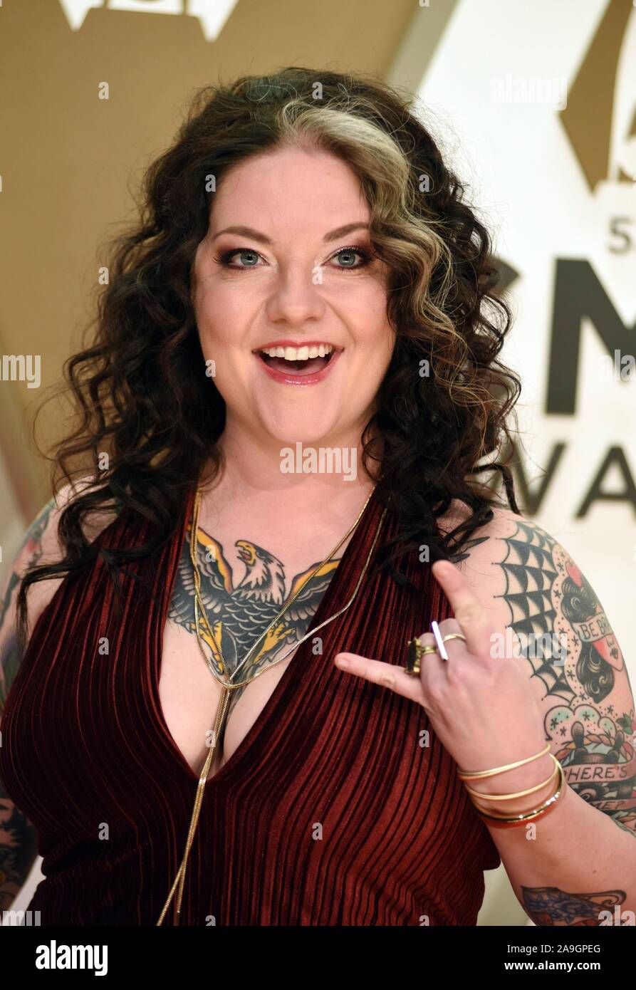 Nashville, TN, USA. 13th Nov, 2019. Ashley McBryde at arrivals for The ...