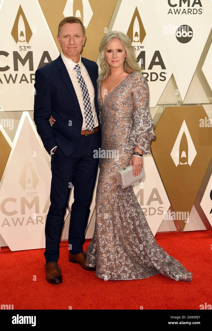 Nashville, TN, USA. 13th Nov, 2019. Cfaig Morgan, Karen Greer at ...
