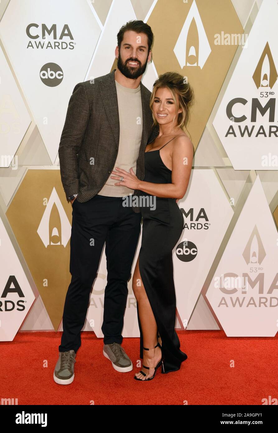 Nashville, TN, USA. 13th Nov, 2019. Erick Decker, Jessie James Decker ...