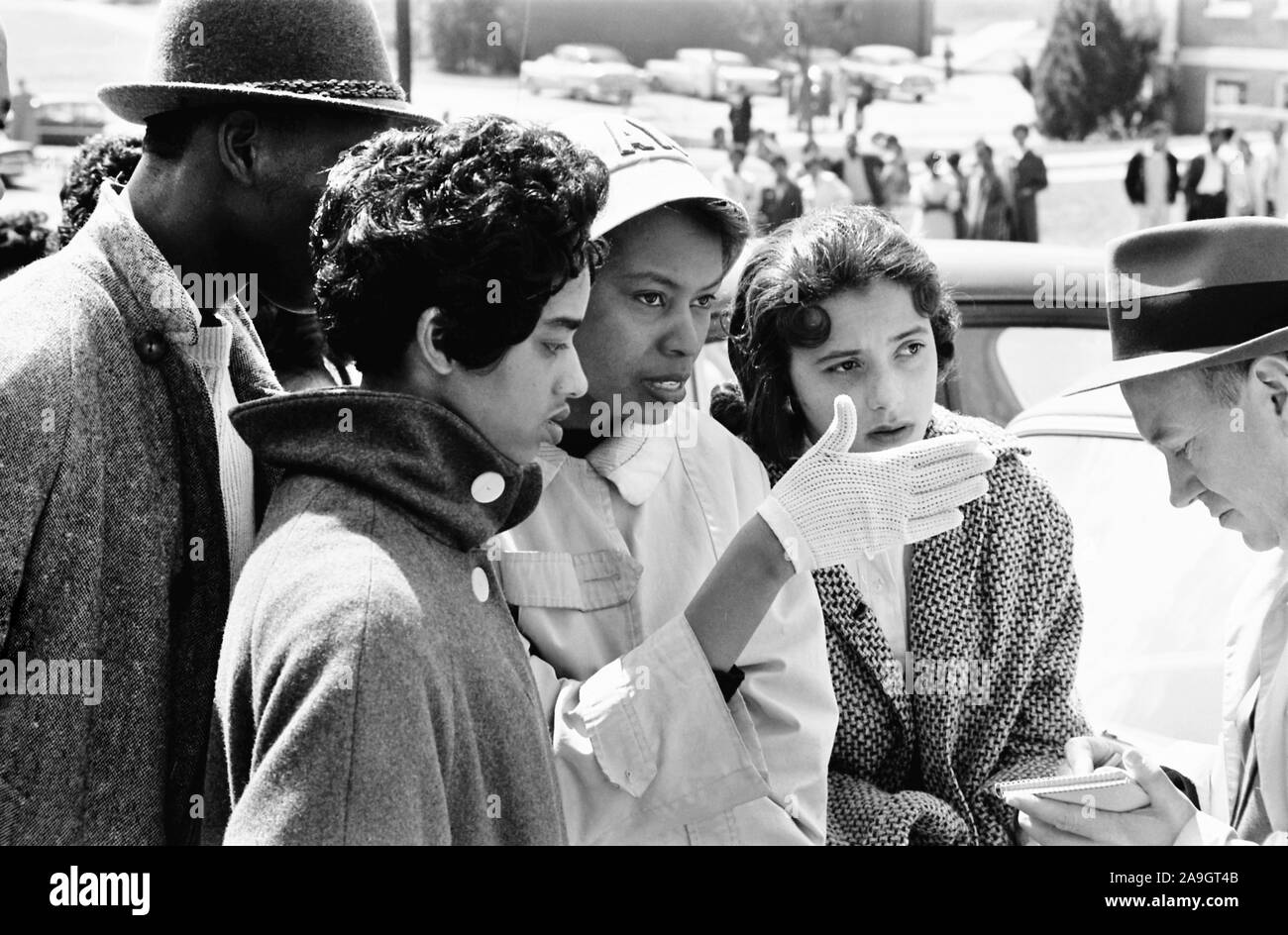 Civil rights 1960s students Black and White Stock Photos & Images - Alamy