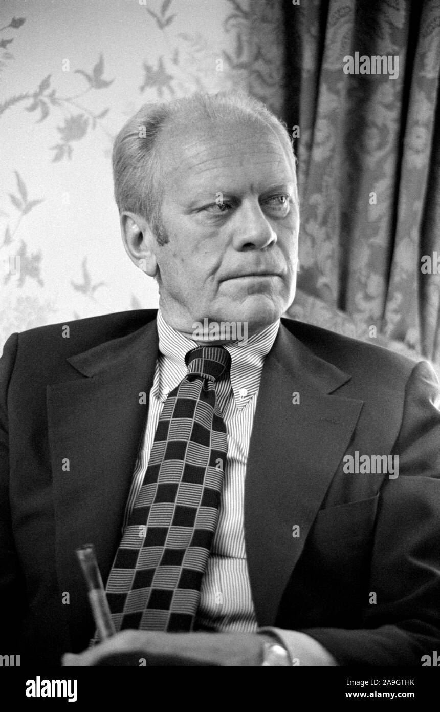 Gerald ford portrait hi-res stock photography and images - Alamy