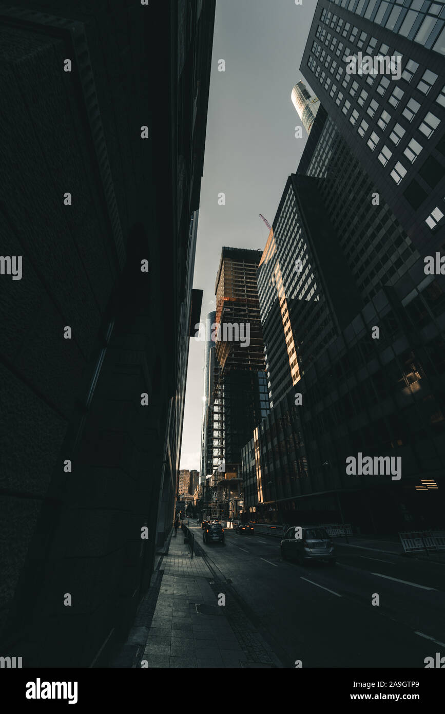 Frankfurt busy finance street hi-res stock photography and images - Alamy