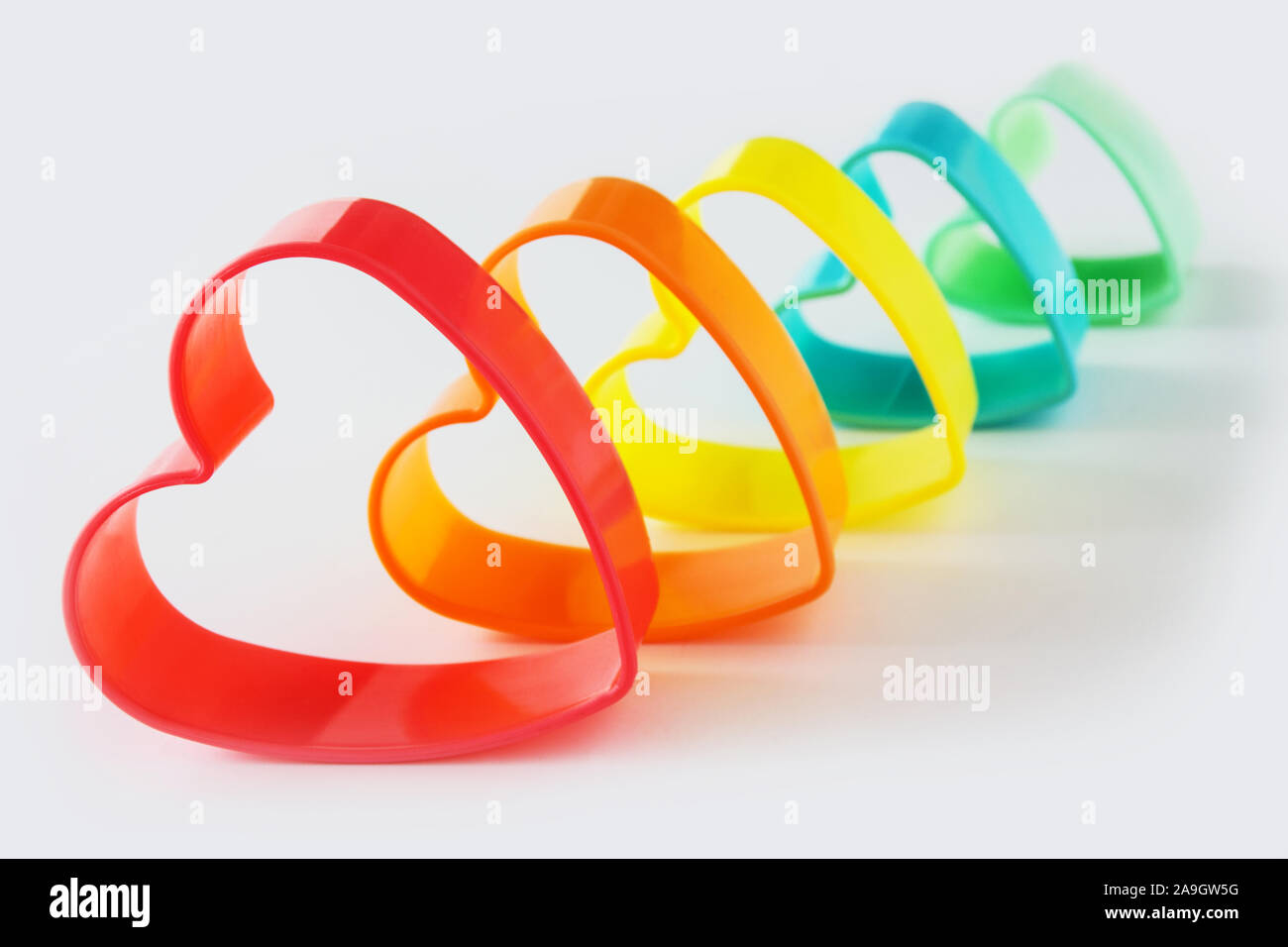 Colorful baking utensils Stock Photo - Alamy